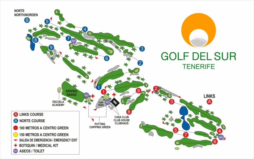 Golf del Sur – TenerifeMAPA CAMPO DE GOLF DEL SUR VECTOR - Golf del Sur ...